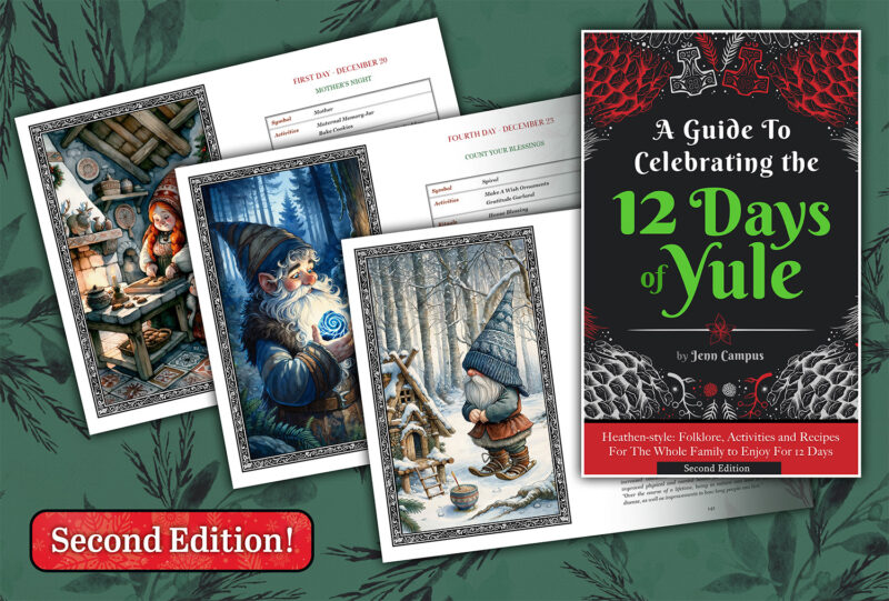 A Guide to Celebrating the 12 Days of Yule : Jenn Campus Author