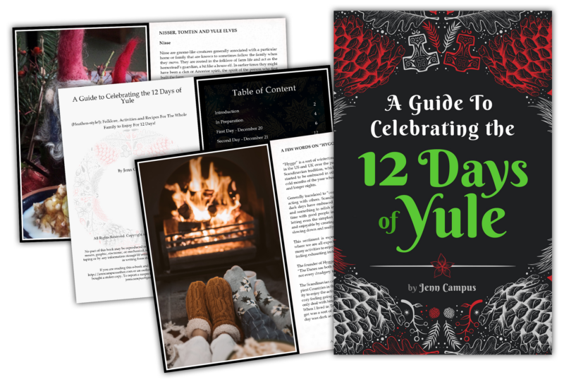 A Guide to Celebrating the 12 Days of Yule : Jenn Campus Author