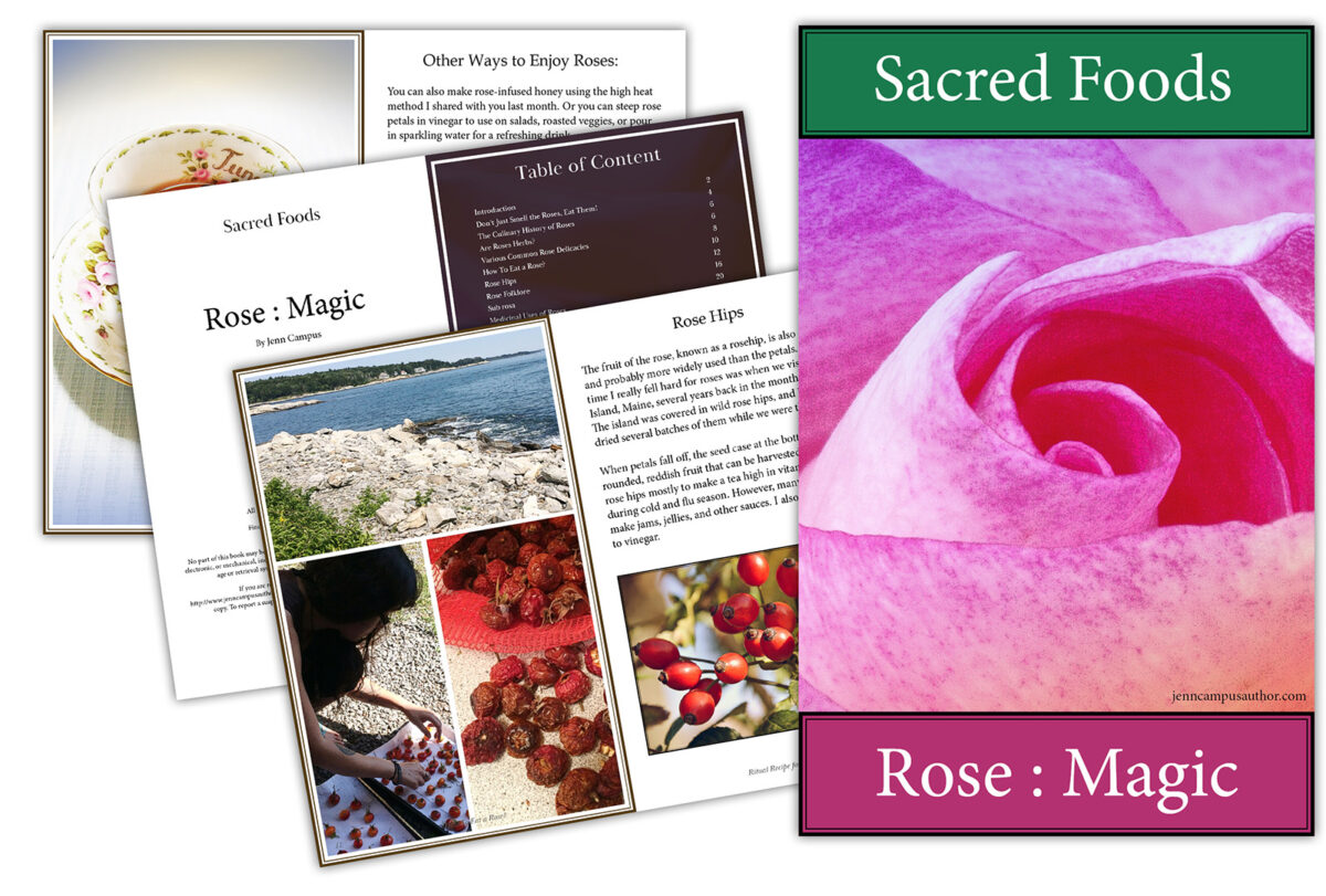 Sacred Foods - Rose: Magic : Jenn Campus Author